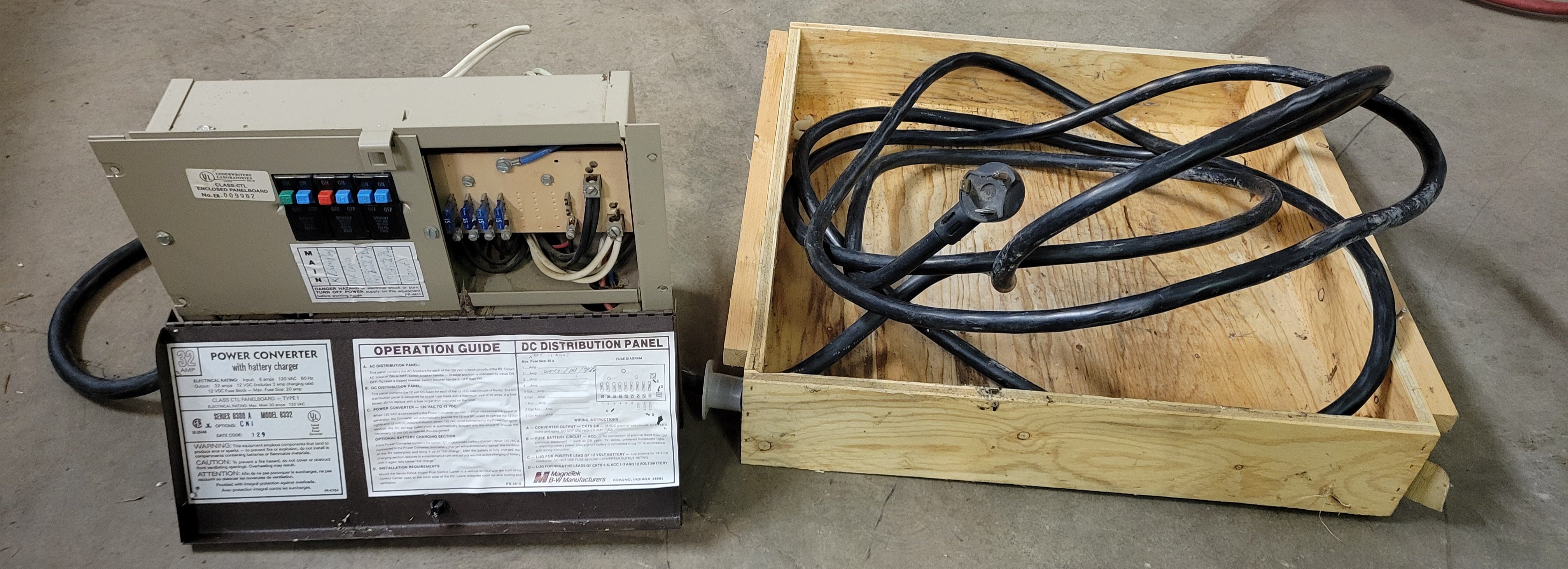 32 Amp Power Converter with Battery Charger For RV MagneTek 6332