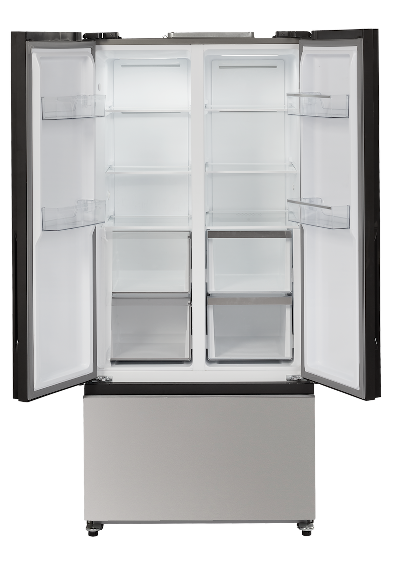 New Invision 12V RV Fridge Triple Door – Stainless Steel 180-4552